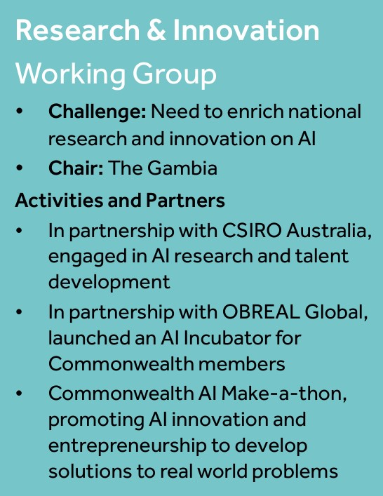 Commonwealth Artificial Intelligence Consortium